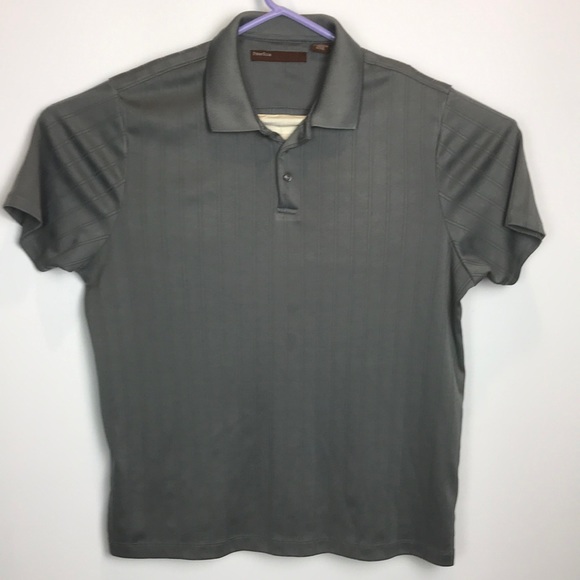 Perry Ellis | Shirts | Perry Ellis Xl Polo Shirt Gray | Poshmark